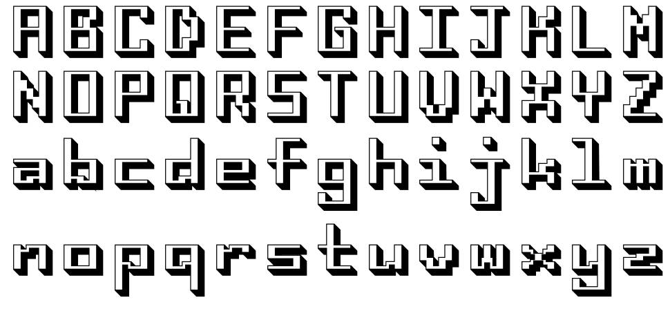 i8080 font by Thor Christopher Arisland | FontRiver