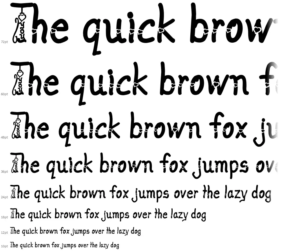 I love you ABC 123 font by Jose Melendez | FontRiver