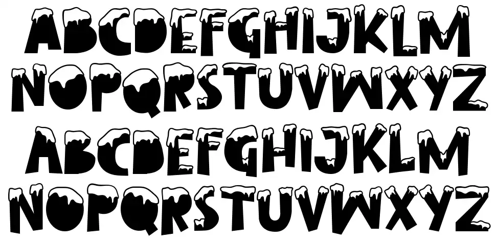 Ice Season font by Tokopress | FontRiver