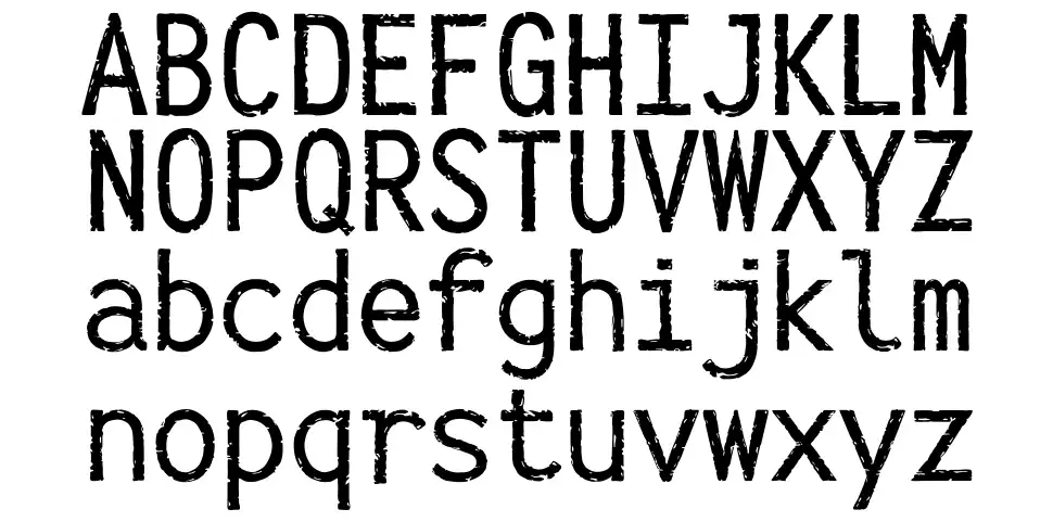 IckyTicket Mono font by K-Type | FontRiver