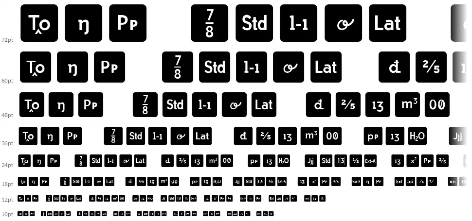 Icons OpenType font by deFharo | FontRiver