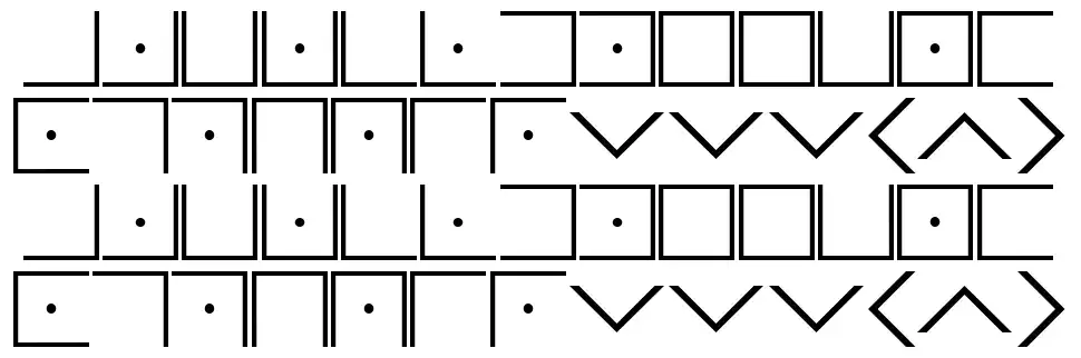 Illuminati Masonic Cipher font by Tom Hidell | FontRiver