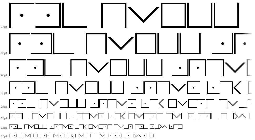 Illuminati Masonic Cipher font by Tom Hidell | FontRiver
