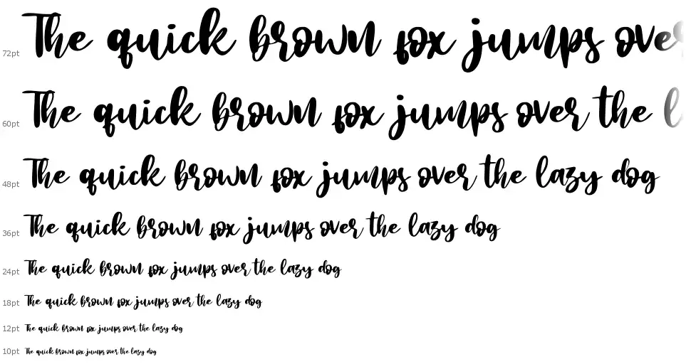 Improvement font by Supersemar Letter | FontRiver