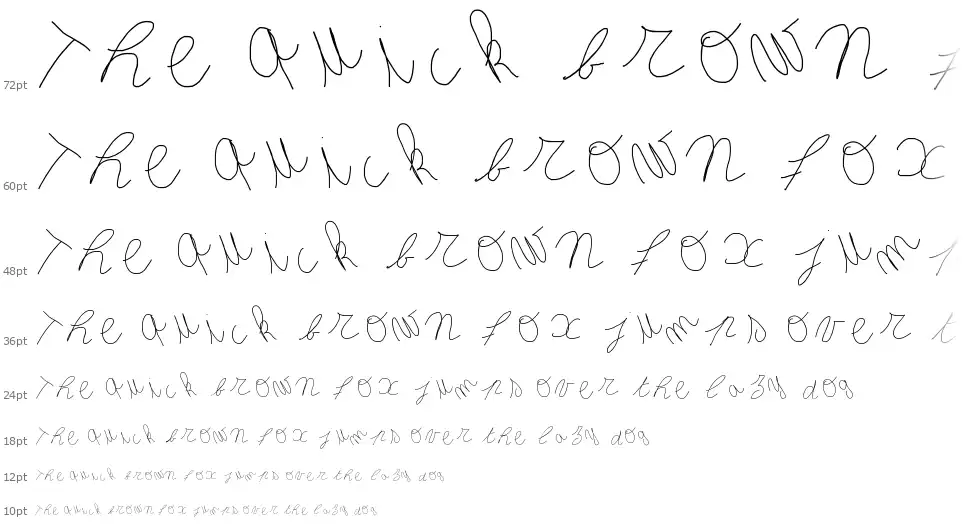 Inclined letter font by Gaelleing | FontRiver