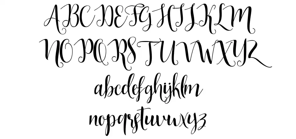 Indah Script font by Font Bundles | FontRiver