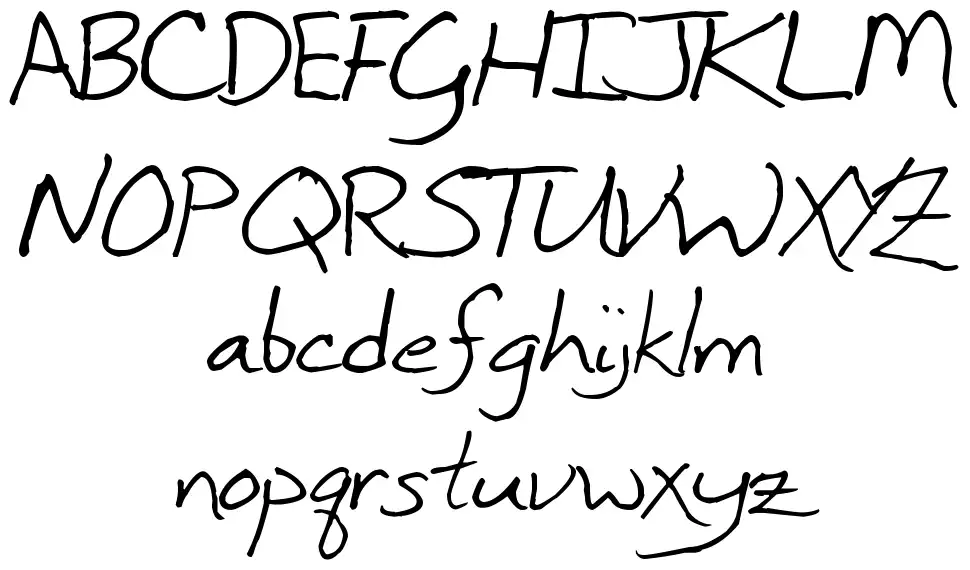 Inkpen Scribble font by Brad Terry | FontRiver