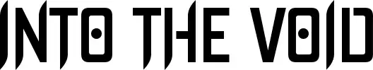 Into The Void font by Darrell Flood | FontRiver