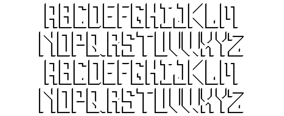 Inverse font by Michael Parry | FontRiver