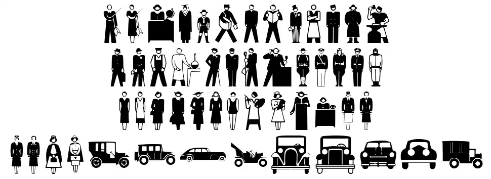 Isotype font by Ric Stephens | FontRiver