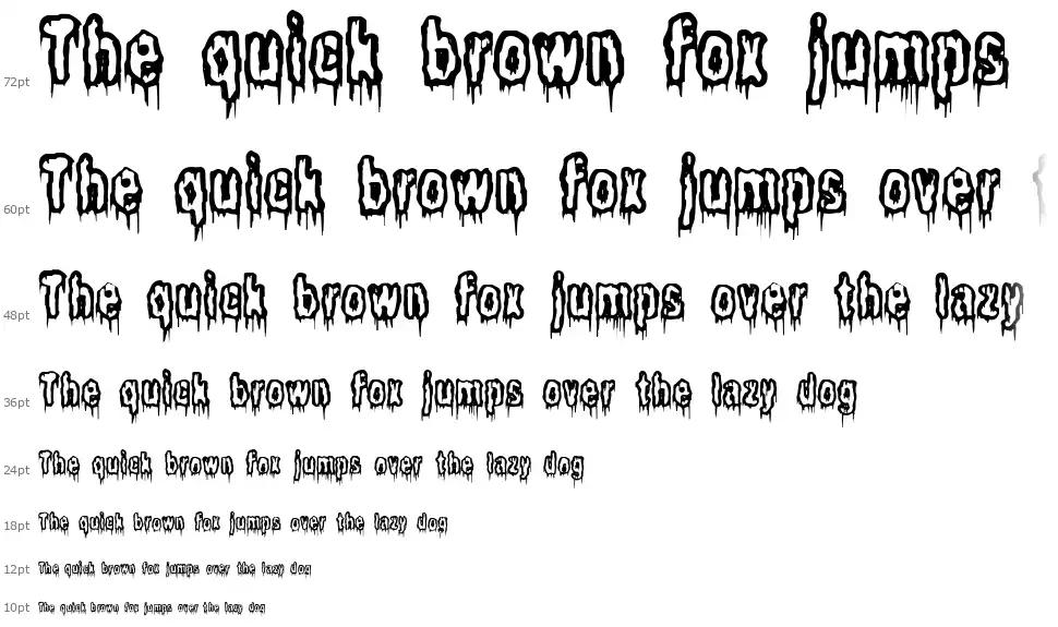 It lives in the Swamp font by Ænigma | FontRiver