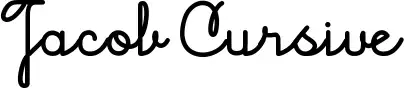 Jacob Cursive Font By Jacob O Connor FontRiver