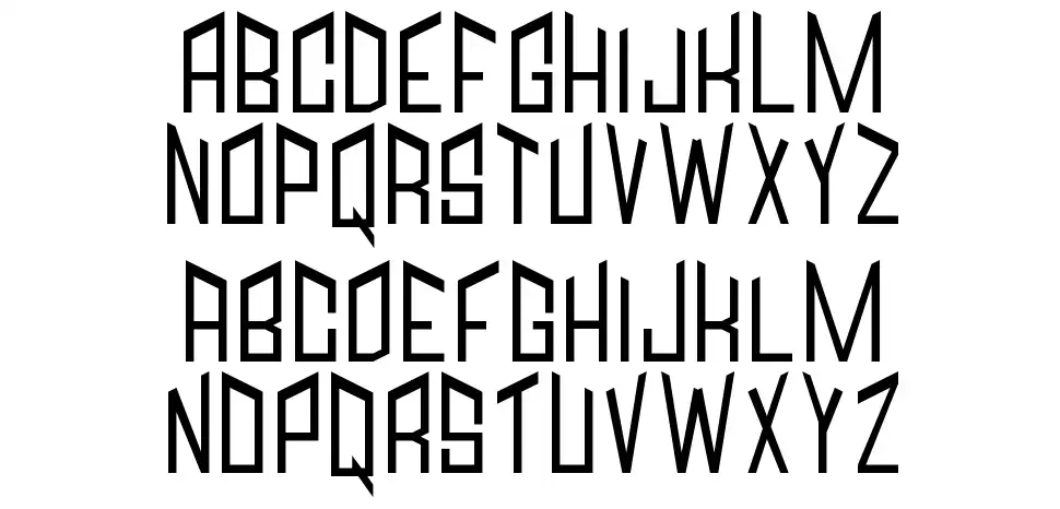 Jagged font by Hanifa Rinaldi | FontRiver