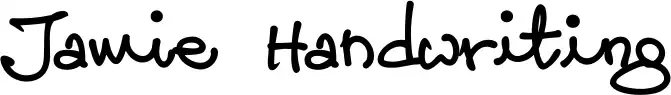 Jamie Handwriting font by Måns Grebäck | FontRiver