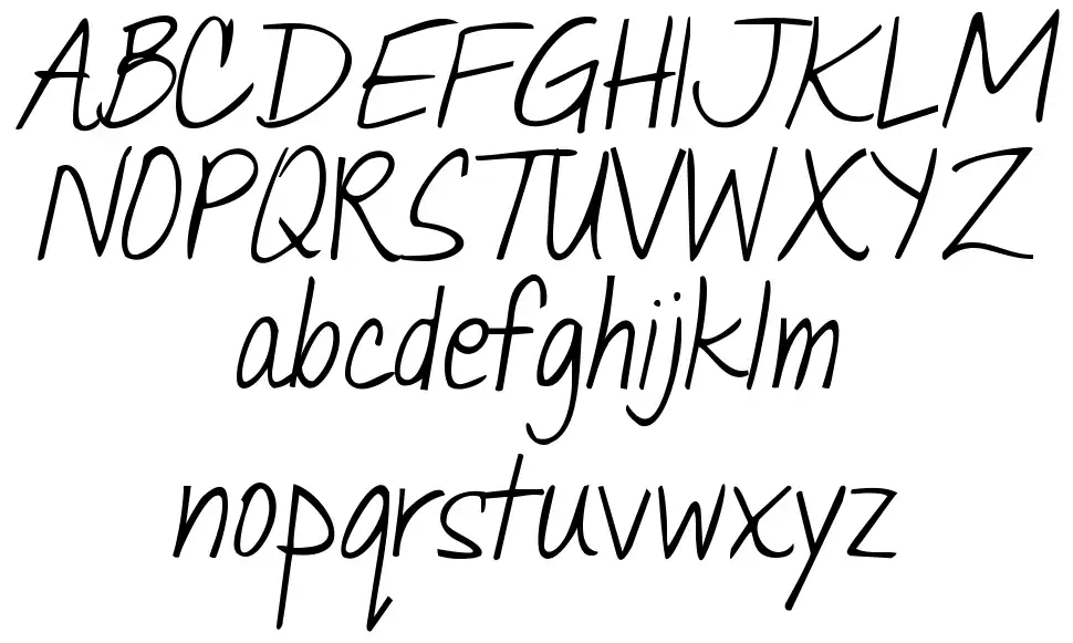 Janda Quick Note font by Kimberly Geswein | FontRiver