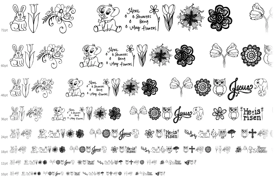 Janda Spring Doodles font by Kimberly Geswein | FontRiver