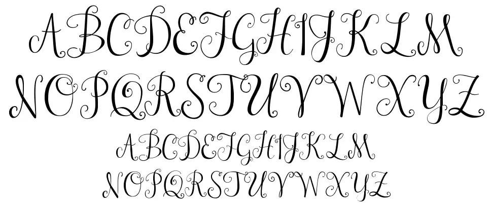 Janda Stylish Monogram font by Kimberly Geswein | FontRiver