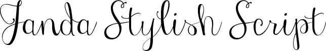 Janda Stylish Script font by Kimberly Geswein | FontRiver