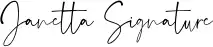 Fuente Janetta Signature diseñada por Getypes Studio