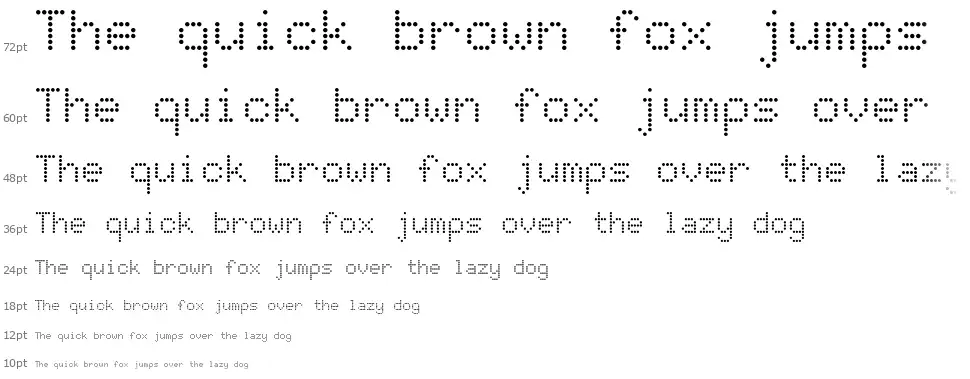 Fuente JD LCD Rounded diseñada por Jecko Development