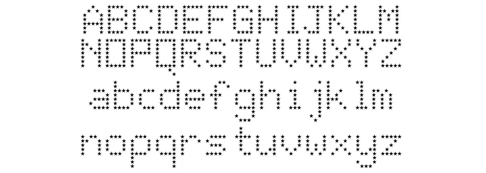 JD Stars font by Jecko Development | FontRiver