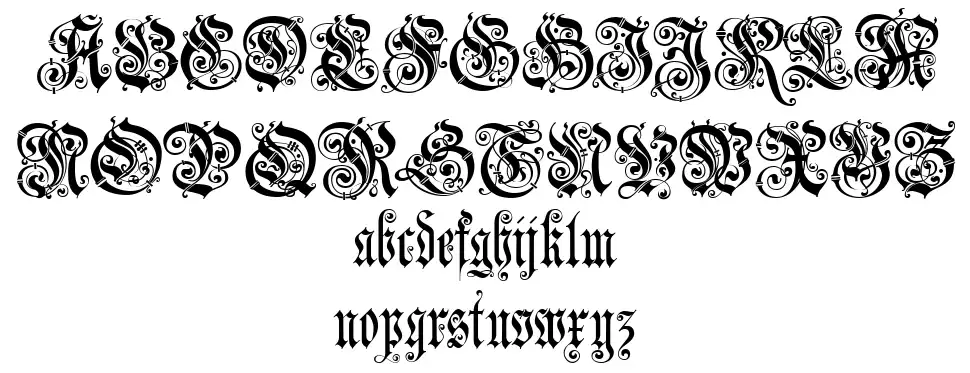 Jena Gotisch font by Peter Wiegel | FontRiver