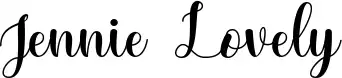 Jennie Lovely font by JunCreative | FontRiver