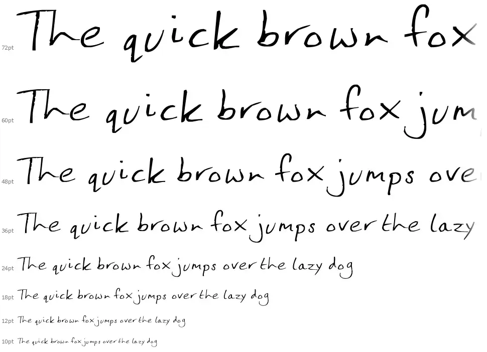 Jenny Hand Schriftart zum kostenlosen Download