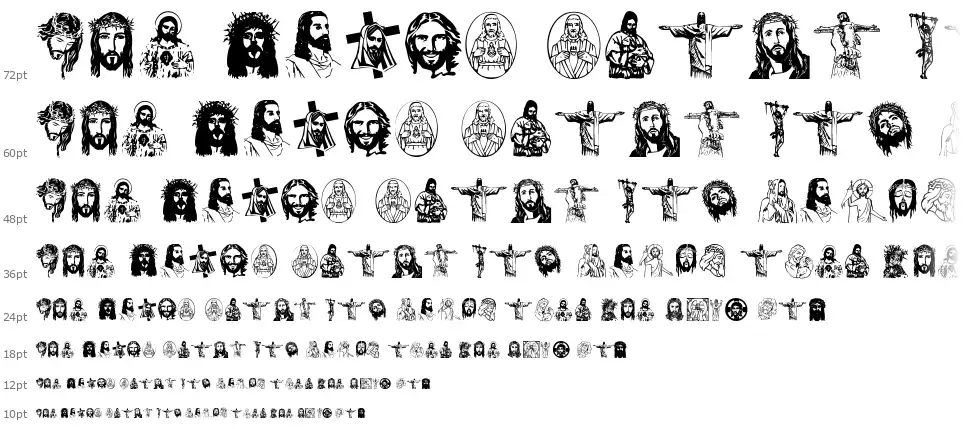 Jesus Christ font by Woodcutter | FontRiver