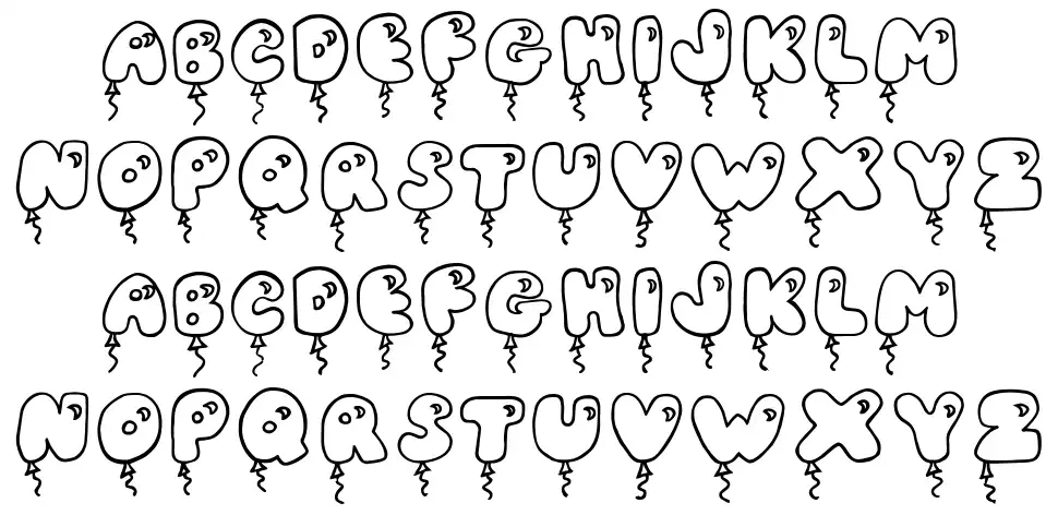 JI Balloon Caps font by Jeri Ingalls | FontRiver