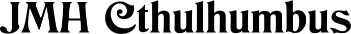 Free Cthulhu Fonts