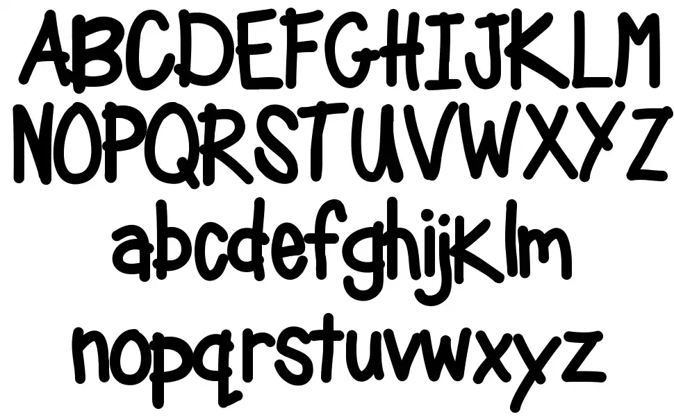 Jsb Double Jointed font by Jessica Burnette | FontRiver