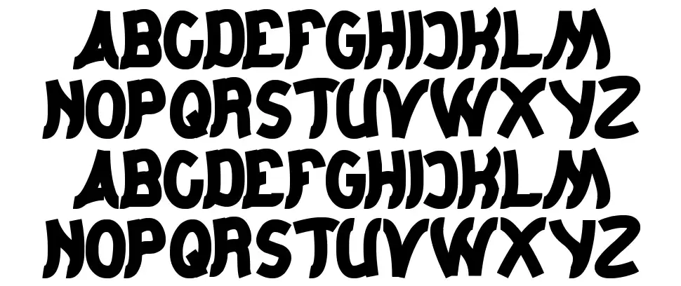 Jumping Running font by weknow - FontRiver