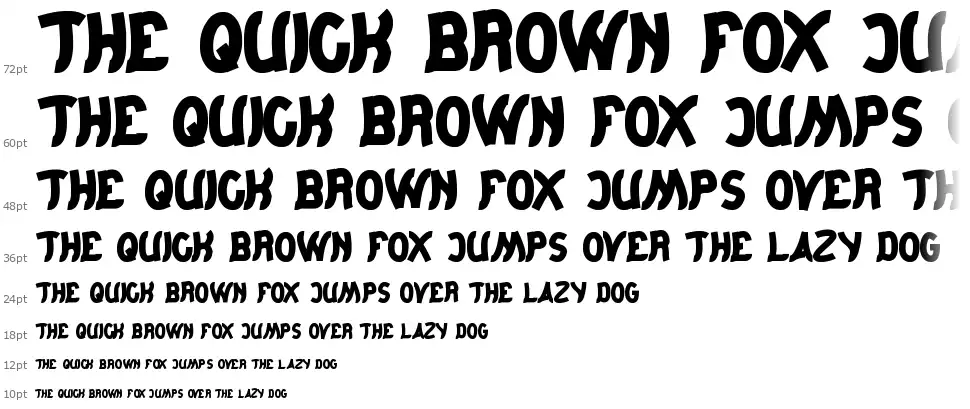 Jumping Running font by weknow | FontRiver