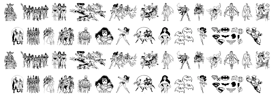 Justice League font by Ding Bang | FontRiver