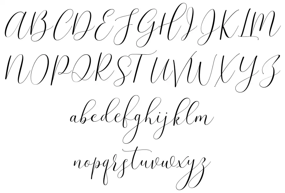 Justine font by Rachma | FontRiver