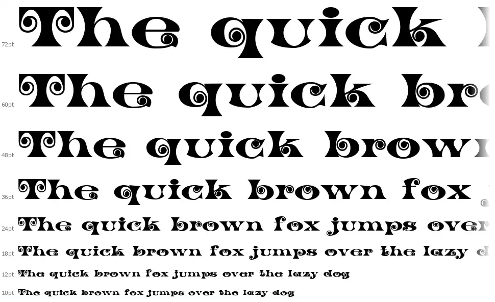 K22 Spiral Swash font by Toto | FontRiver