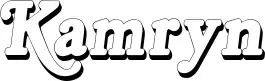Kamryn font by Sharkshock | FontRiver