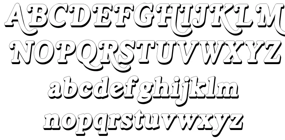 Kamryn font by Sharkshock | FontRiver