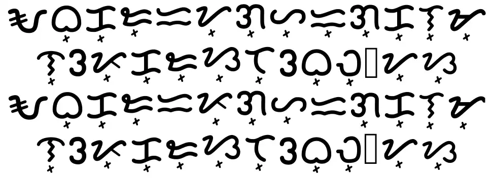 Kasarinlan Baybayin font by Alvin Funelas | FontRiver