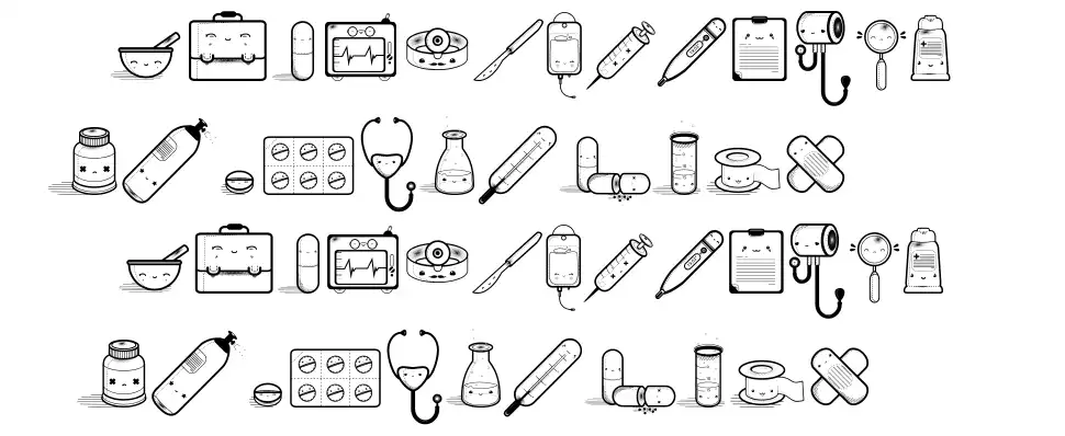Kawaii Medical font by epso | FontRiver