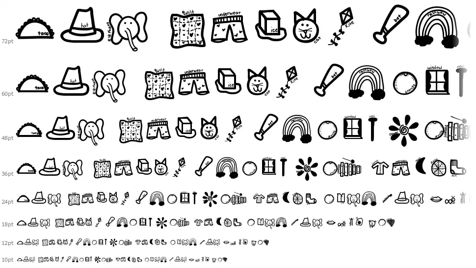 KB ABC Doodles font by Khrys Bosland | FontRiver