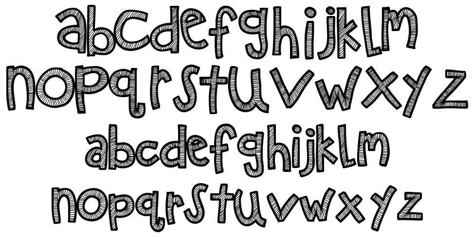 KB Zipa Dee Doo Dah font by Khrys Bosland | FontRiver