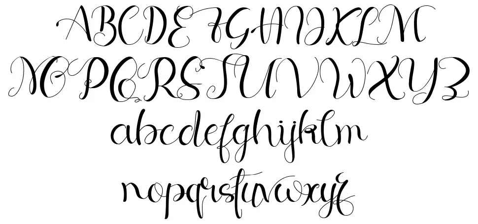 Keorta Script font by Muhammad Wahyudin | FontRiver