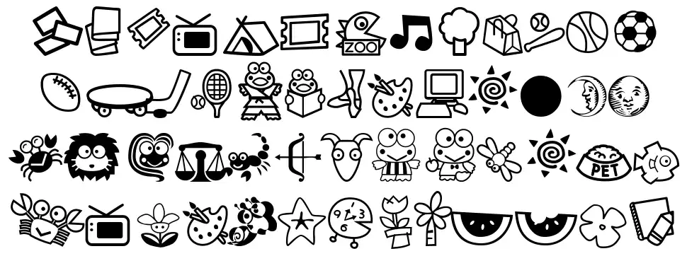 Keroppi font by | FontRiver
