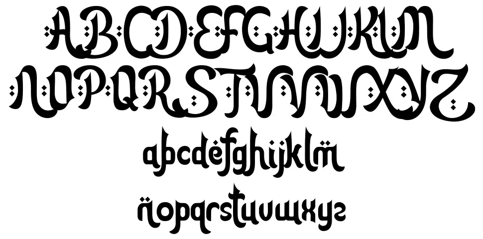 Ketupat Ramadhan font by HansCo | FontRiver