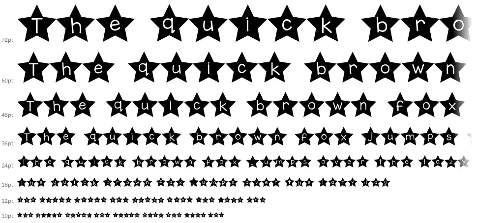 KG All of the Stars font by Kimberly Geswein | FontRiver