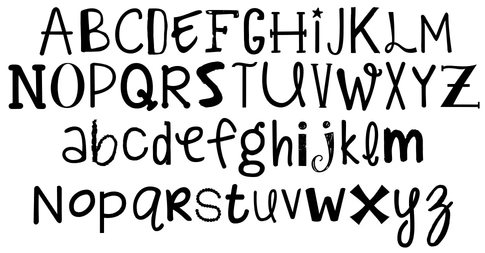 KG Alphabet Regurgitation font by Kimberly Geswein | FontRiver