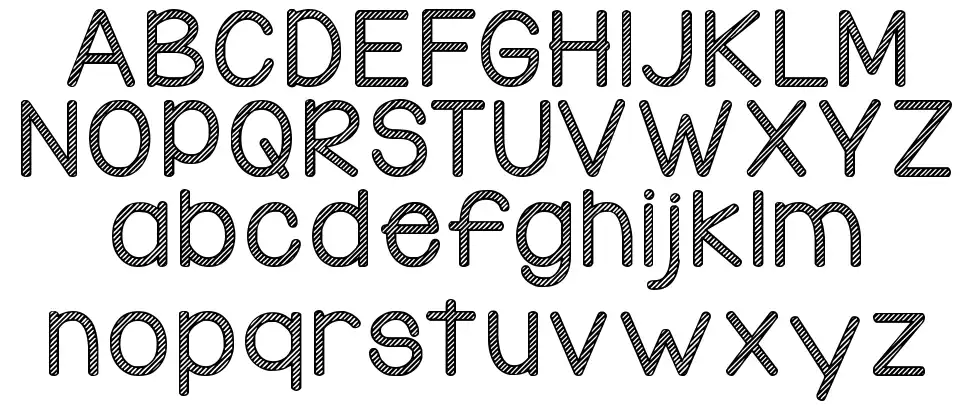 KG Candy Cane Stripe font by Kimberly Geswein | FontRiver