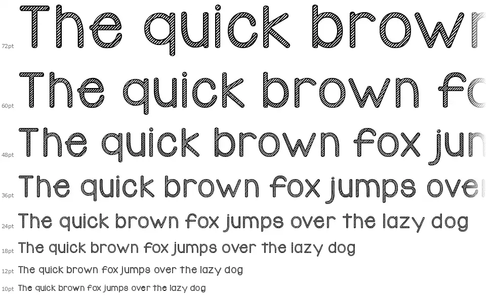 KG Candy Cane Stripe font by Kimberly Geswein | FontRiver